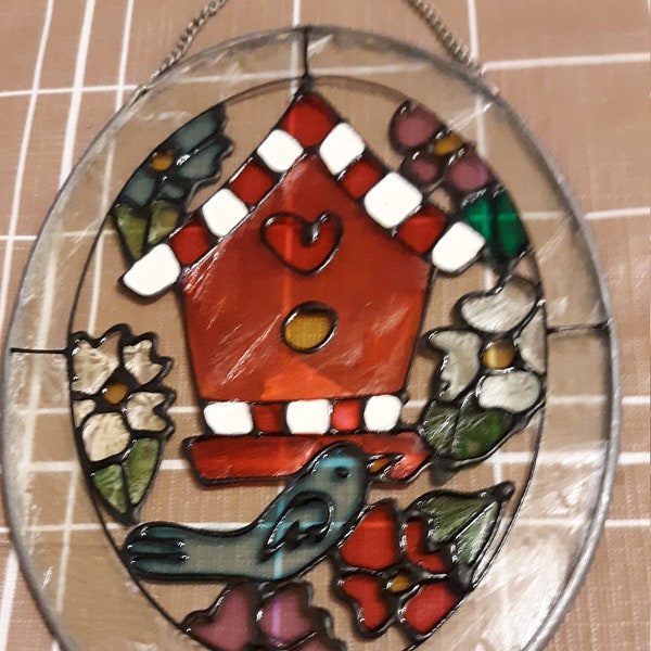 Stained Glass Birdhouse Pattern - Etsy