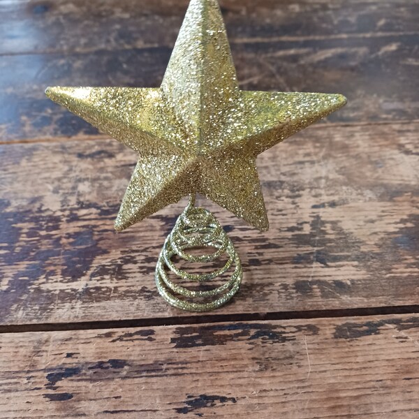 Gold Tree Topper - Etsy