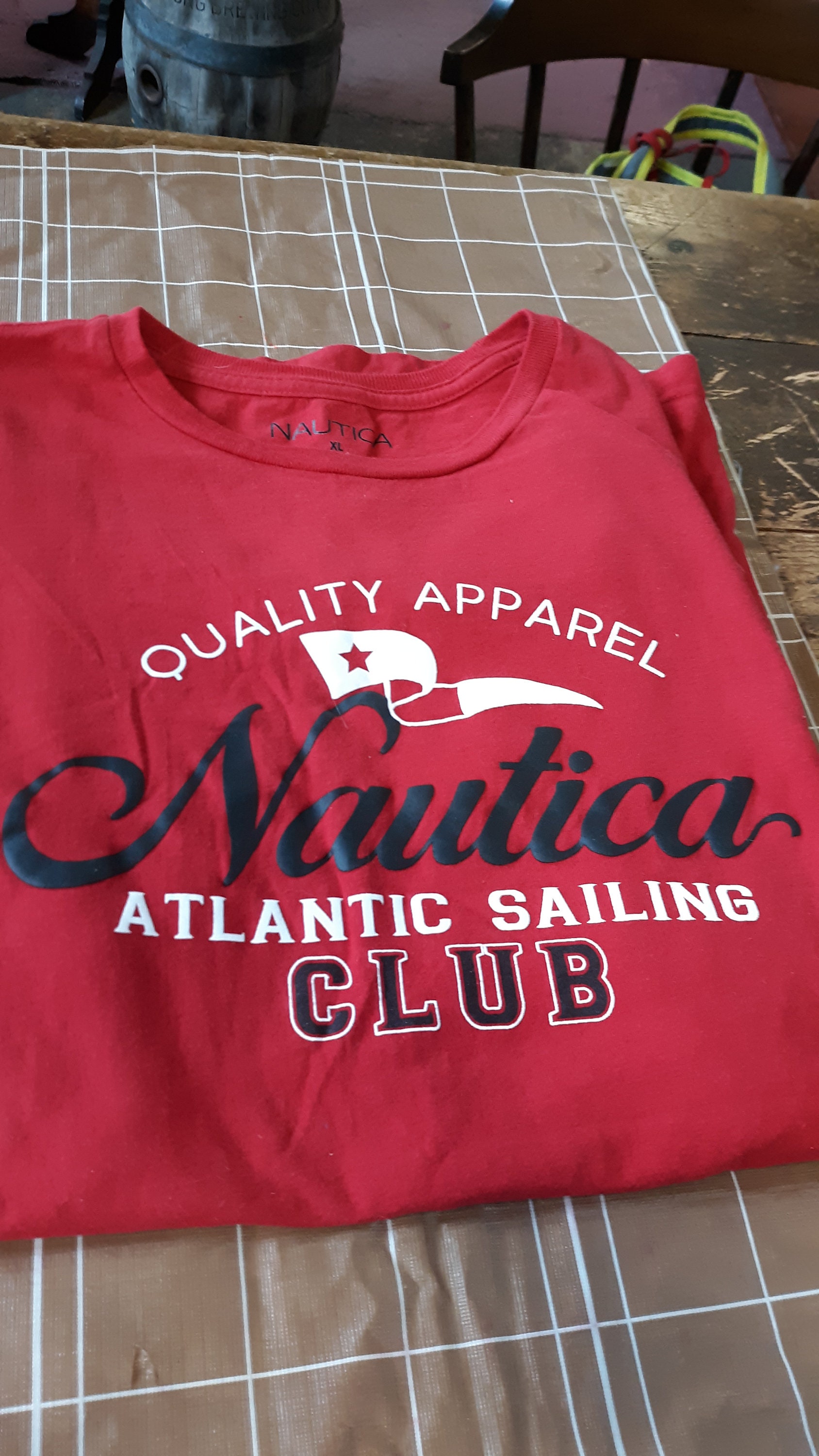Nautica Atlantic Sailing Club XL Tshirt - Etsy