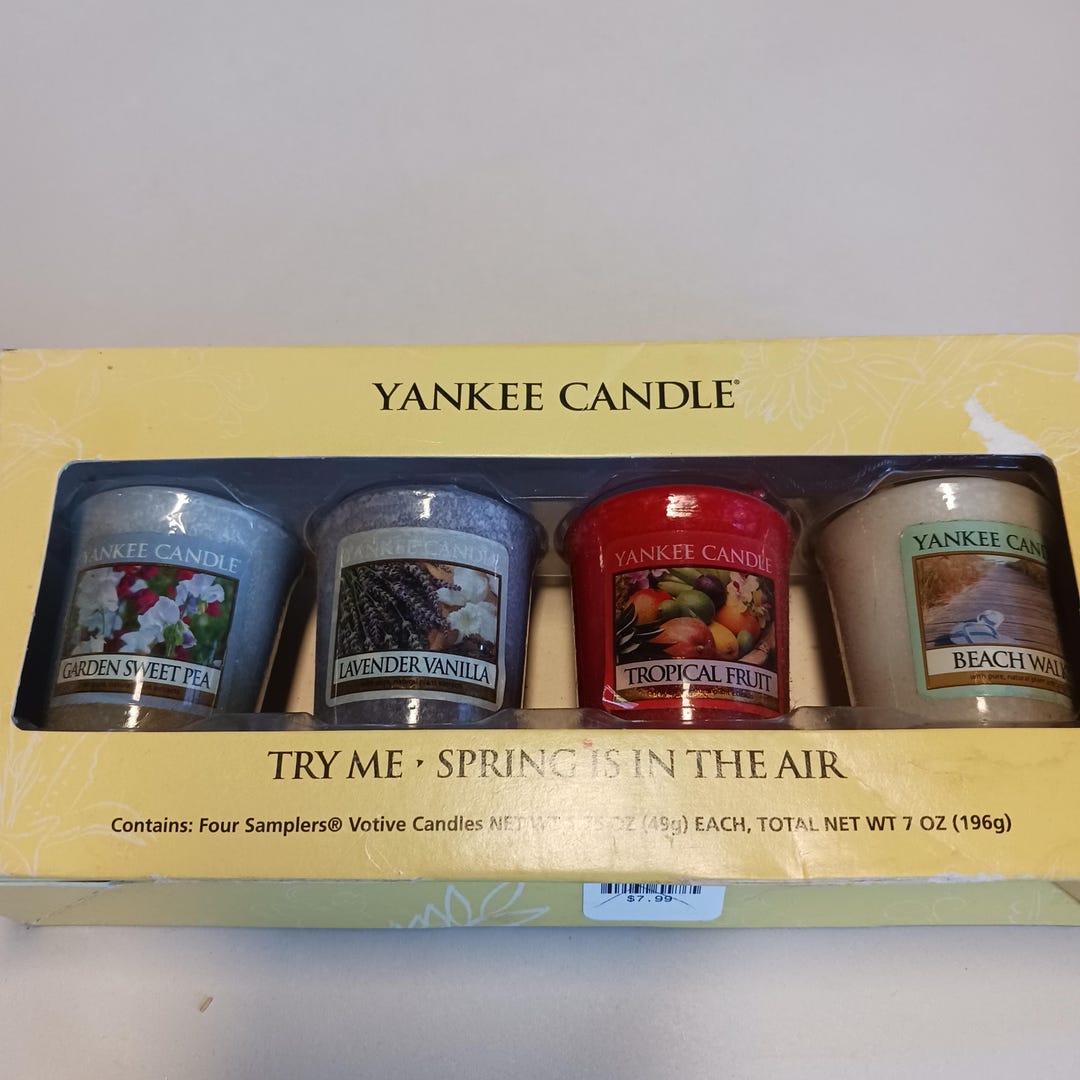 Set of 4 Yankee Candles Votives Spring is in the Air - Etsy