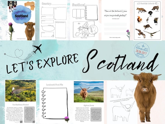 Let's Explore Scotland Unit | Etsy