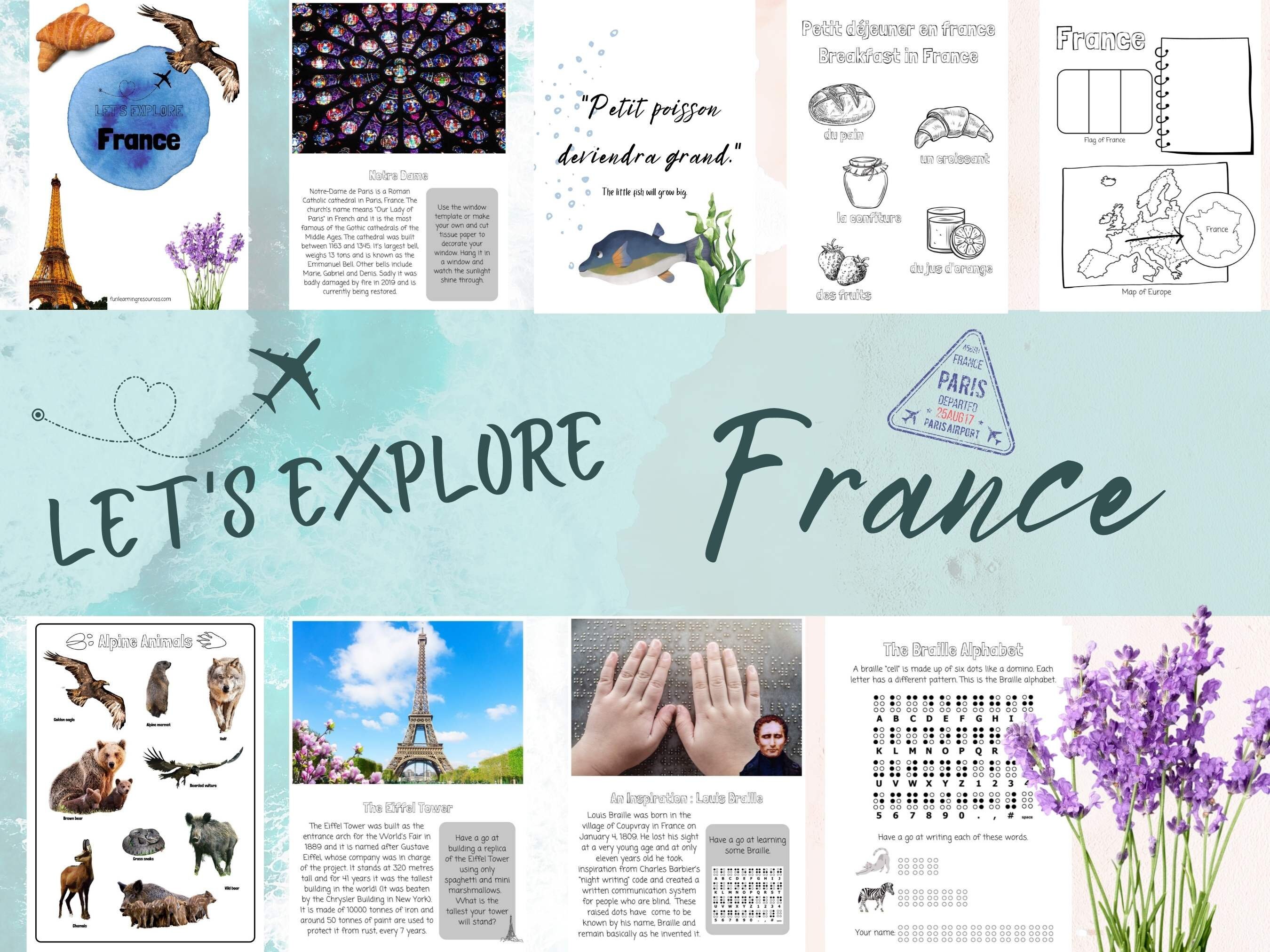 Let's Explore France Unit Study - Etsy