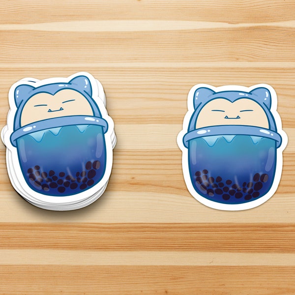 Cute Snorlax Boba - Etsy