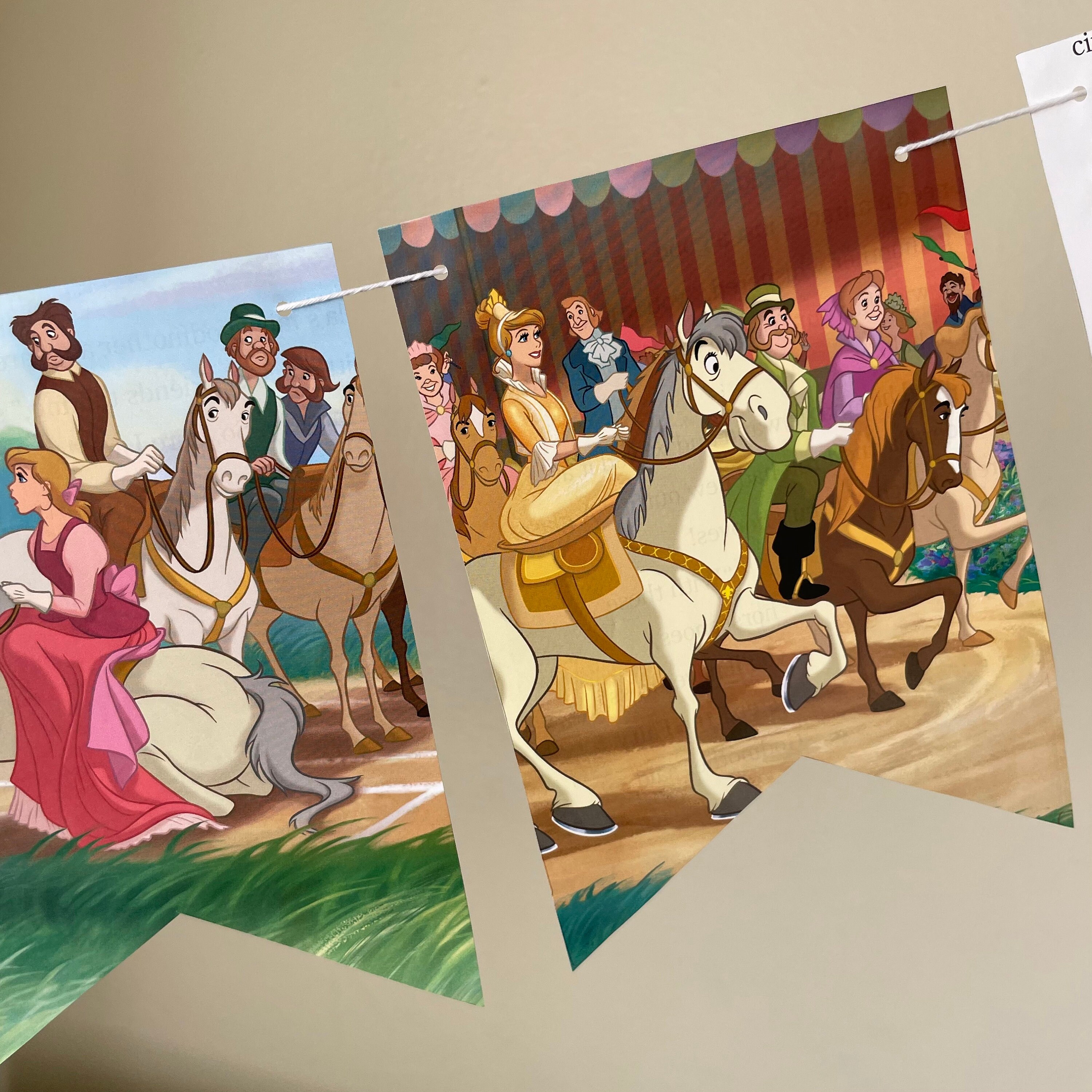 Cinderella the Heart of a Champion Book Paper Garland / - Etsy