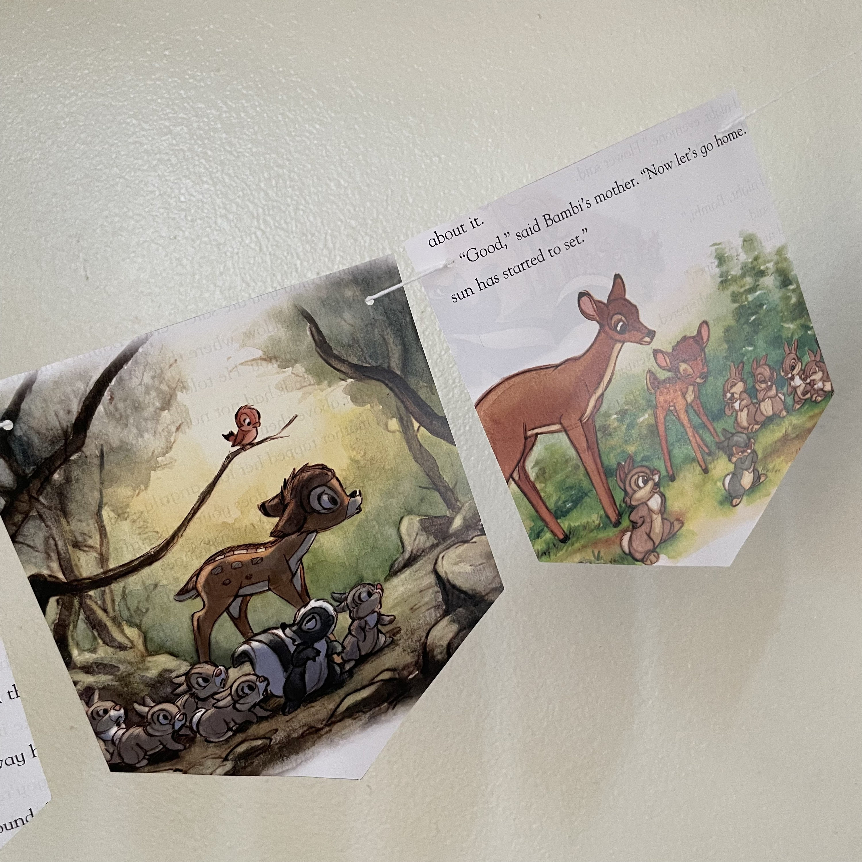 Bambi Book Paper Garland / Bambi the Secret Adventure Book - Etsy