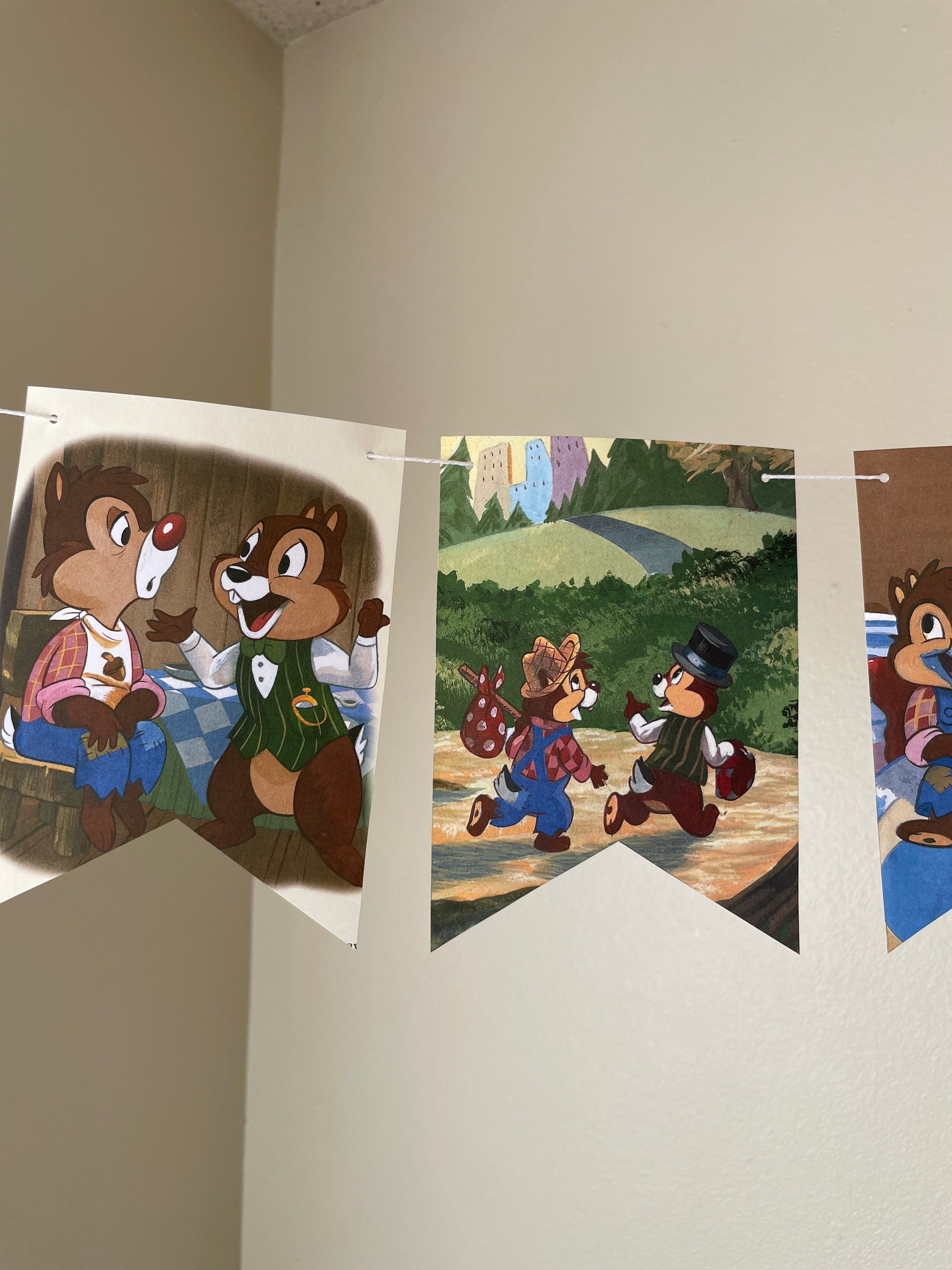 The City Chipmunk and the Country Chipmunk Book Paper Bunting ...