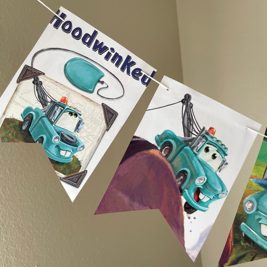 Cars Book Paper Garland / Disney Pixar Cars Book Paper Bunting / Disney ...