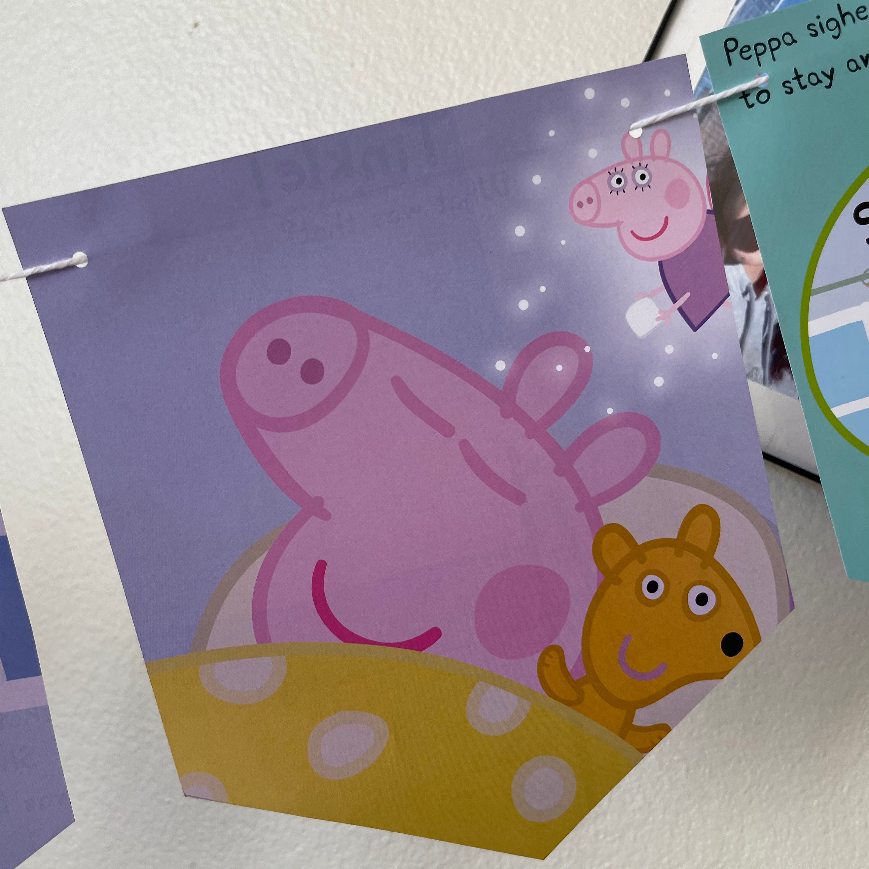 Peppa Pig the Tooth Fairy Book Paper Bunting / Childrens Book - Etsy