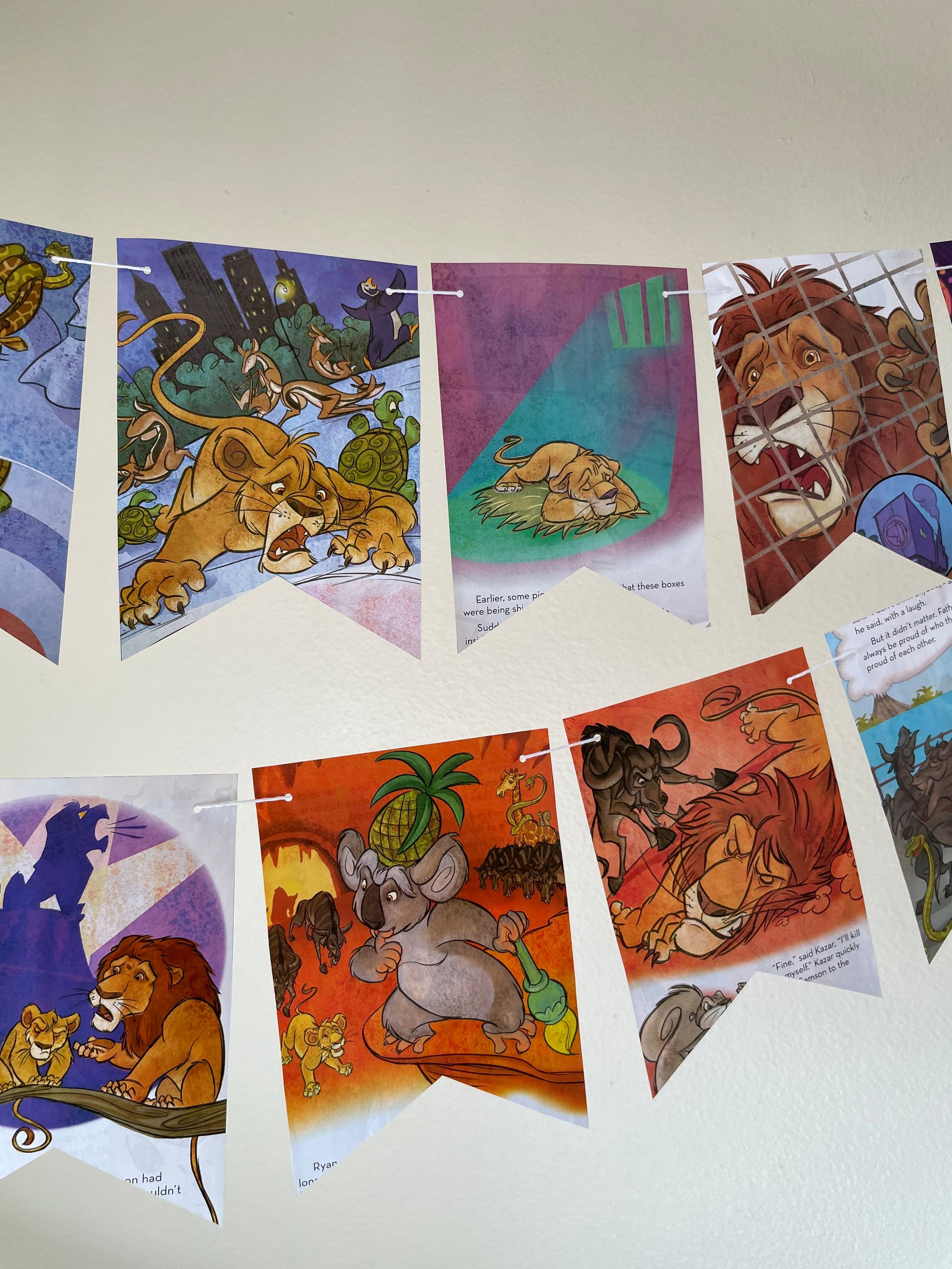 The Wild Book Paper Garland / Disney the Wild Paper Bunting / the Wild ...