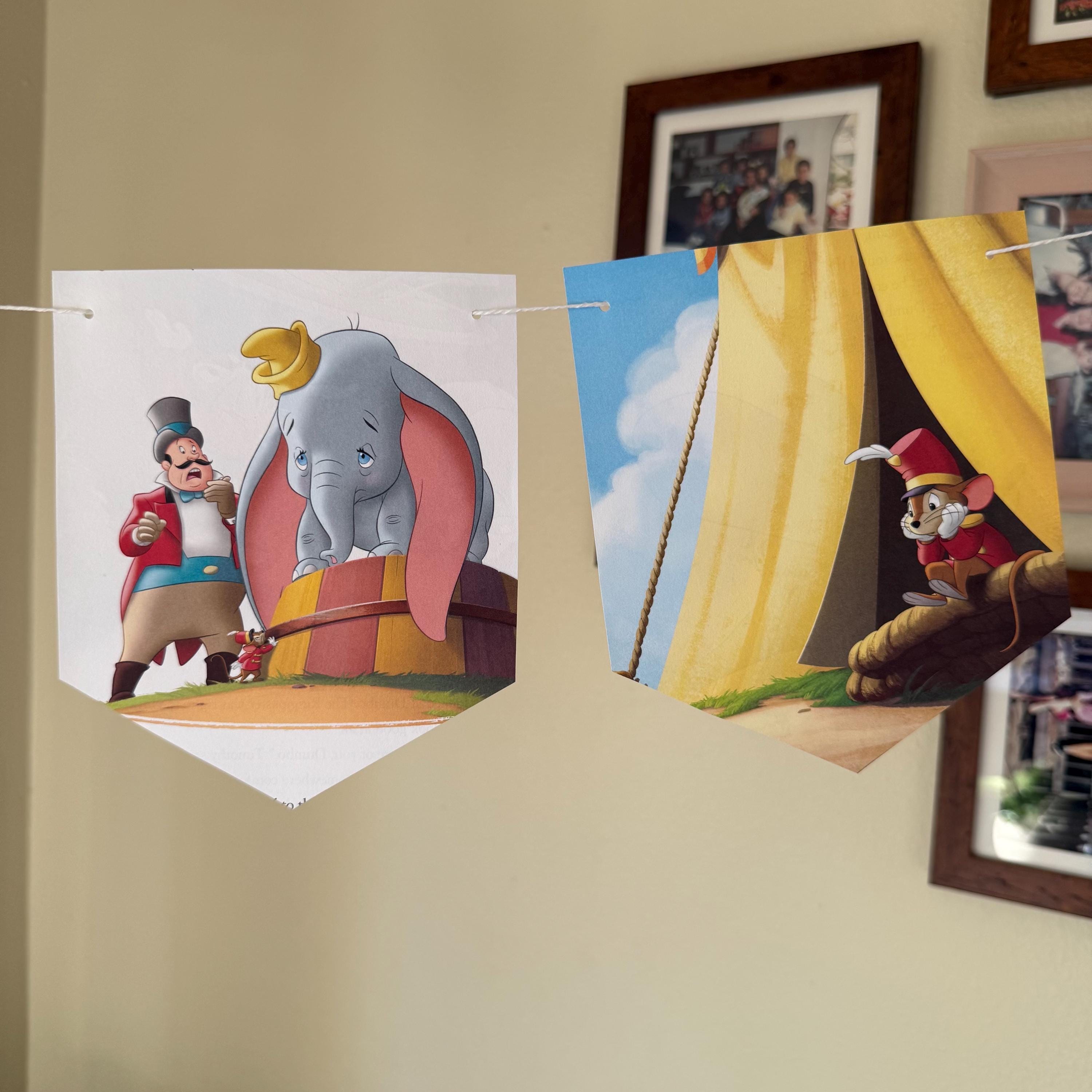 Dumbo Timothy’s Big Day Book Paper Garland /dumbo Book Paper Bunting ...