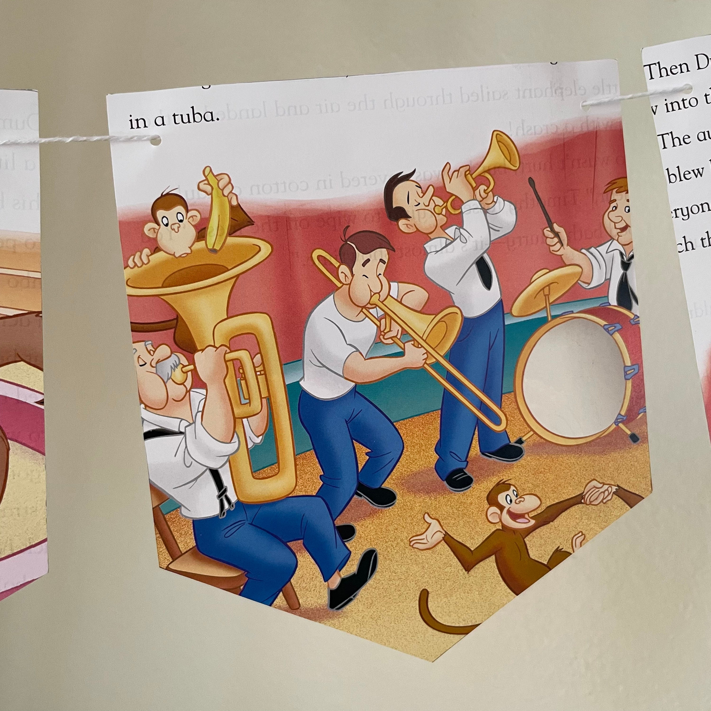 Dumbo Book Paper Garland / Dumbo A Brand New Act Book Paper Garland ...