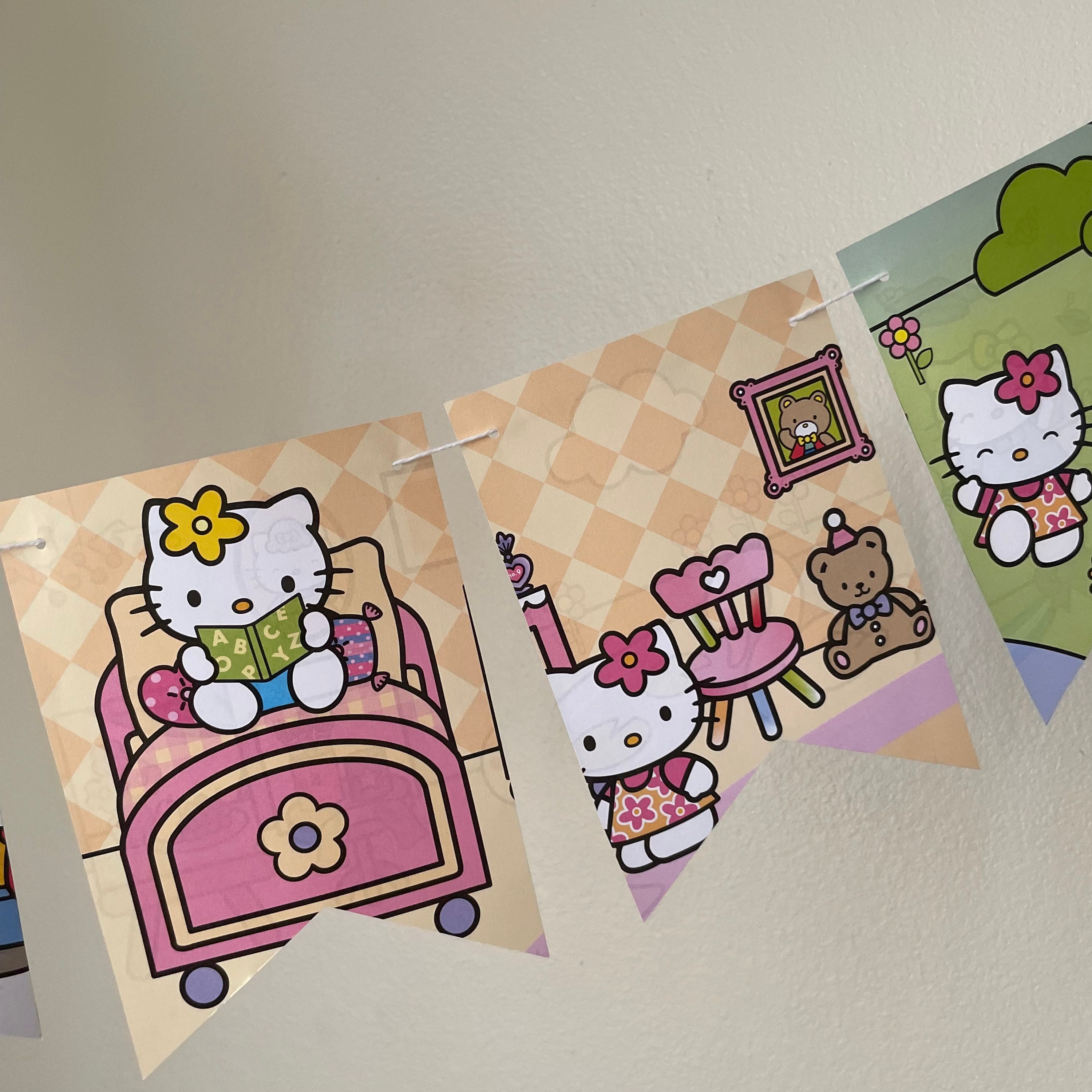 Hello Kitty Graduation Day Book Paper Bunting / Hello Kitty - Etsy