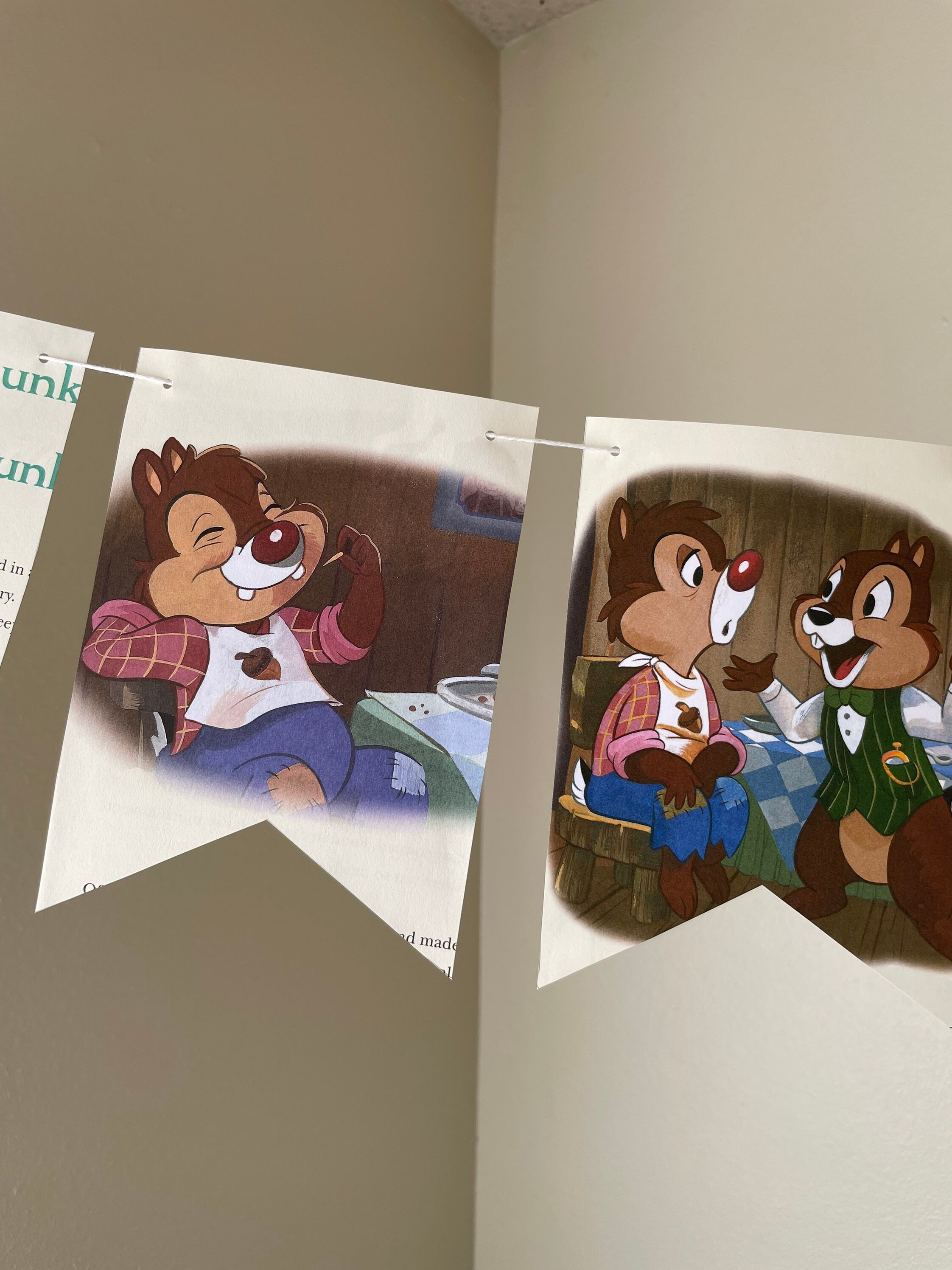 The City Chipmunk and the Country Chipmunk Book Paper Bunting ...