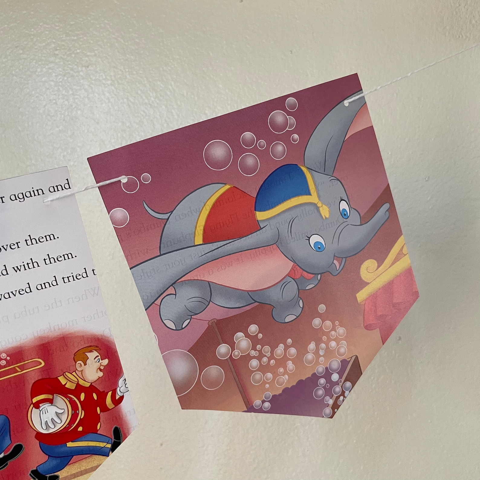 Dumbo Book Paper Garland / Dumbo A Brand New Act Book Paper Garland ...