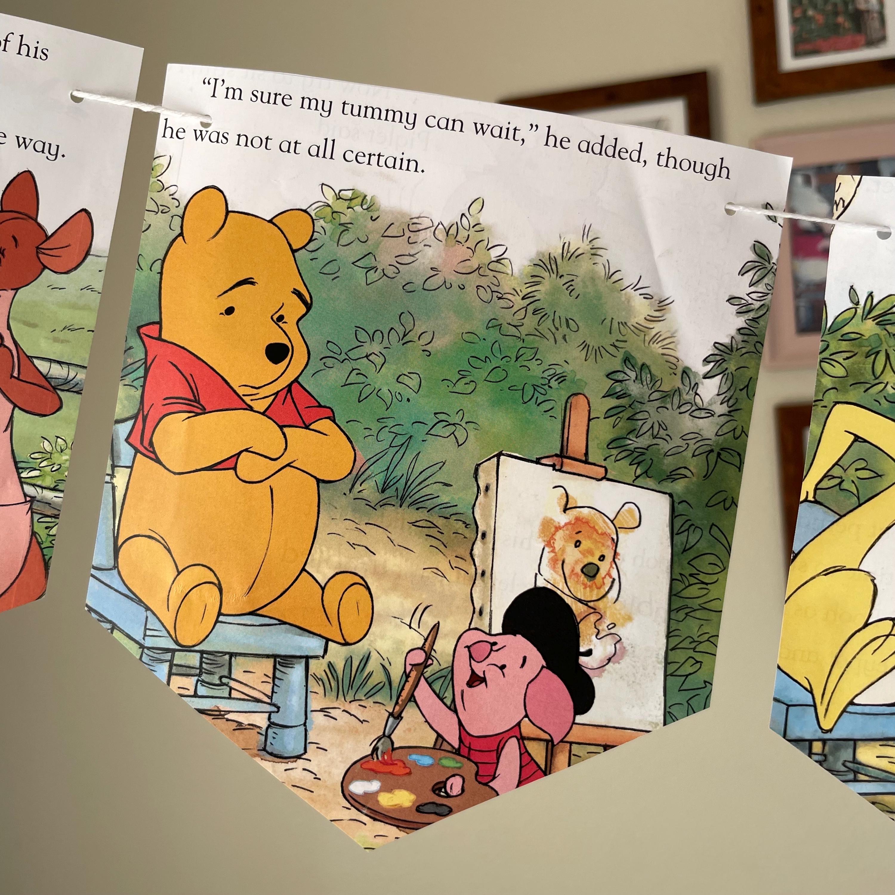 Winnie the Pooh and Piglet Painting / Piglet is an Artist / Creative ...