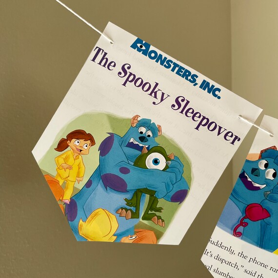Monsters INC Book Paper Garland / Monsters Disney Book Paper - Etsy