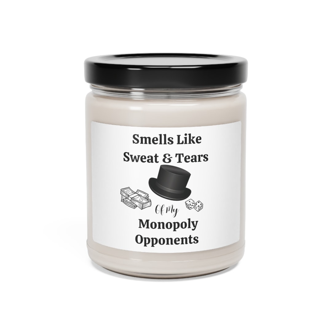 Monopoly Gift Idea, Fun Custom Monopoly Player Present, Scented Soy ...