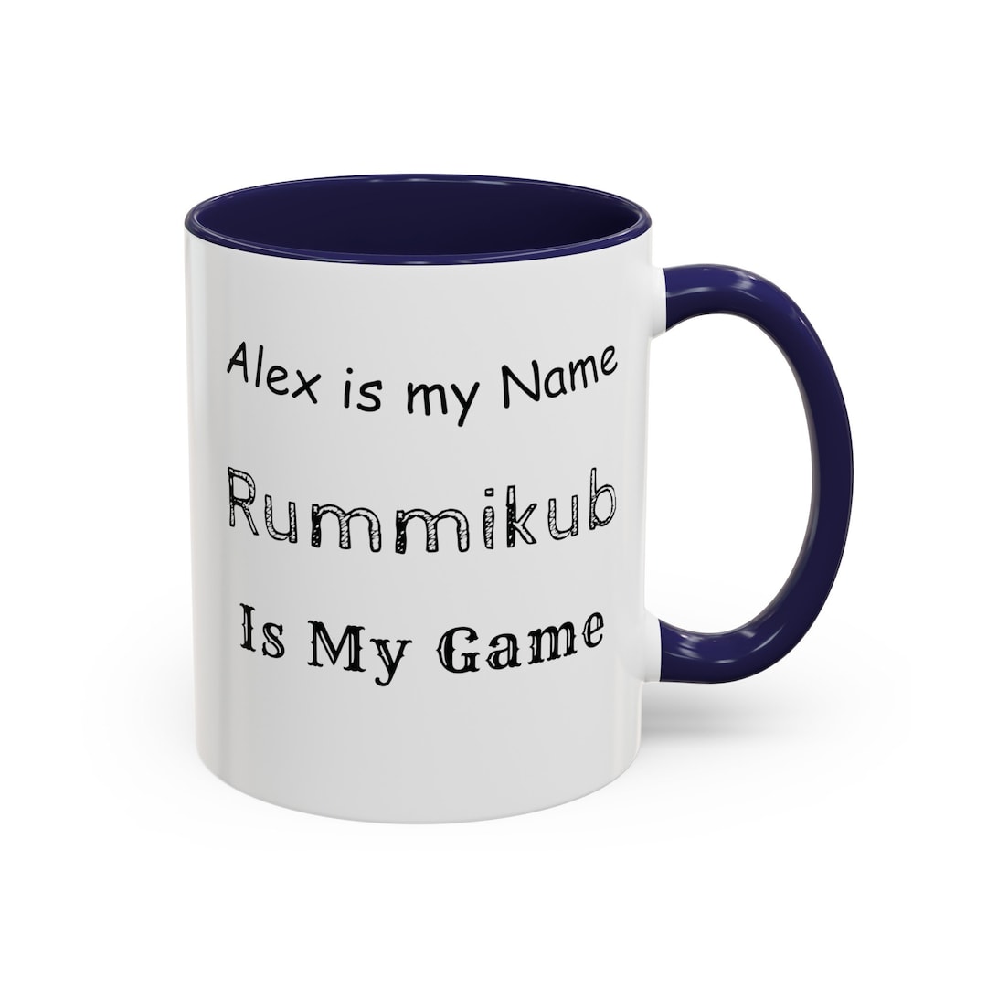 Rummikub Mug, Board Games Lover, Rummy Cube Fun Cup, Personalised Mug ...