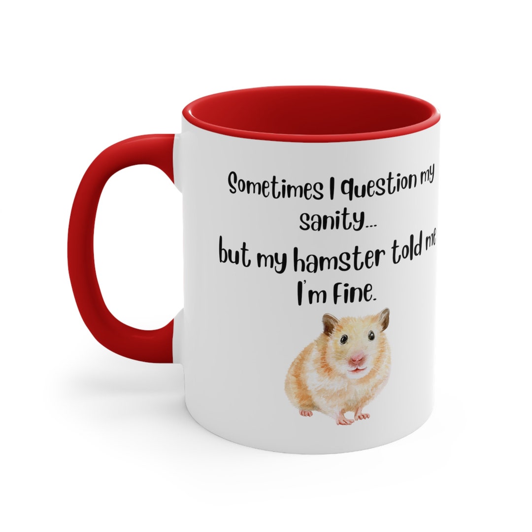 Hamster Fun Mug, Coffee Cup for Hamster Lover, Hamster Parent Gift Idea ...
