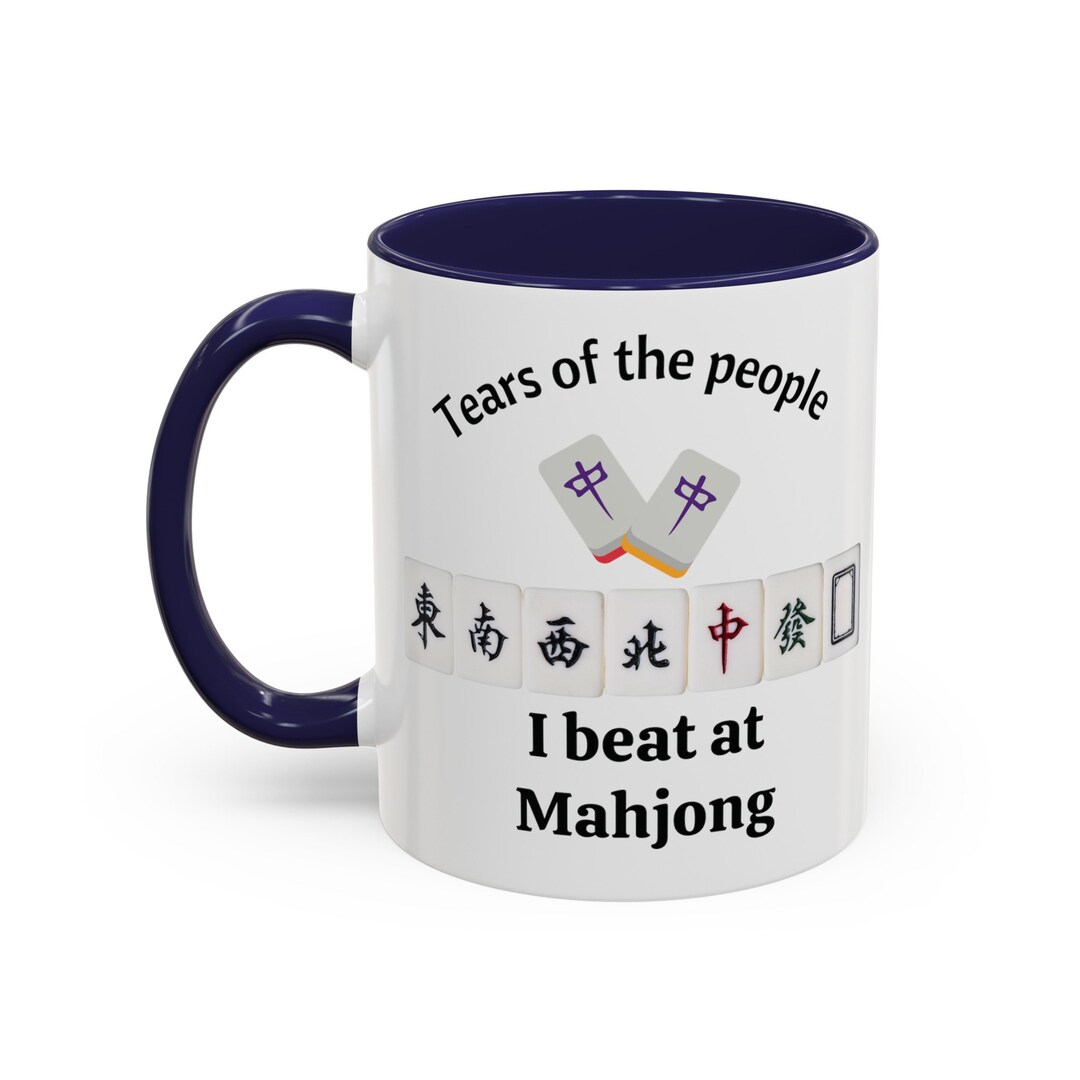 Funny Mahjong Mug, Board Games Lover Gift Idea, Mahjong Champion Mug ...