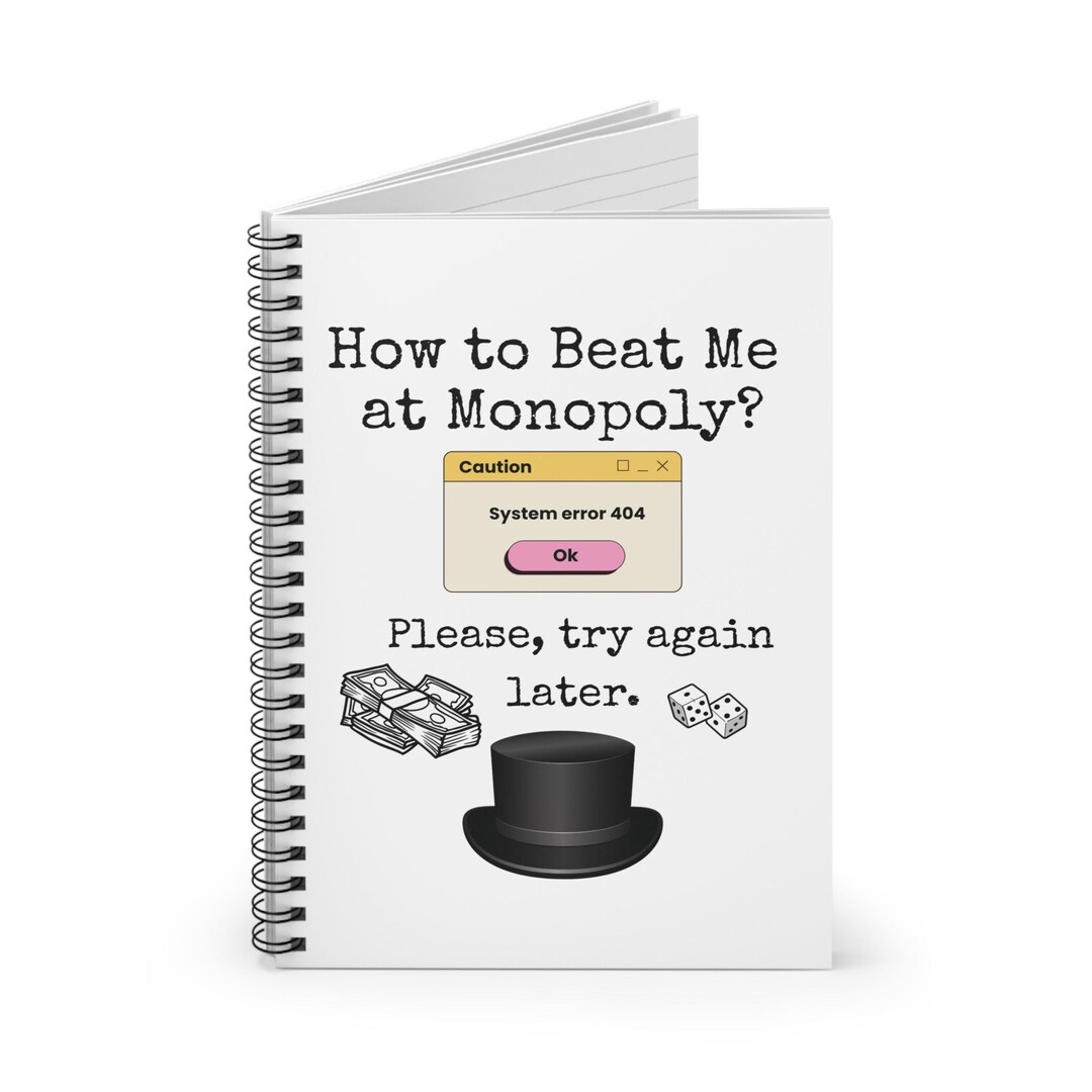 Funny Monopoly Gift, Board Game Lover Present, Custom Monopoly Ruled ...