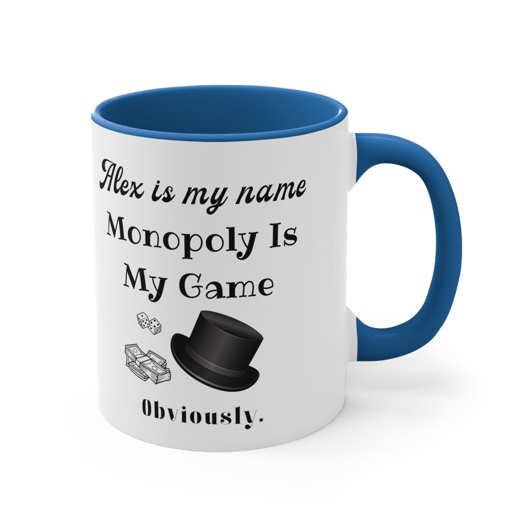 Custom Monopoly Gift, Board Game Lover, Monopoly Cup,personalized ...