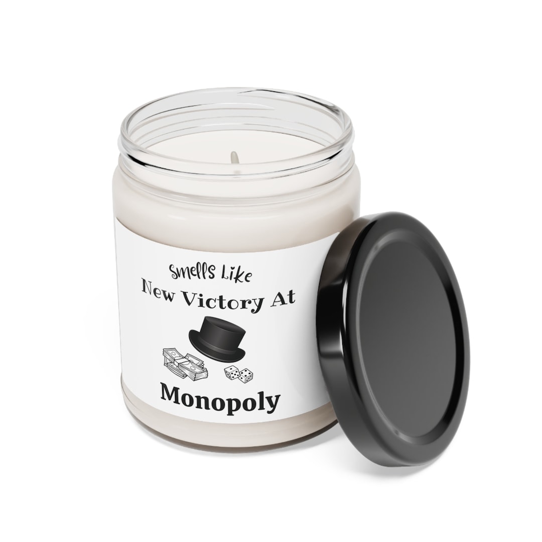 Fun Monopoly Gift, Custom Monopoly Player Present, Scented Soy Candle ...