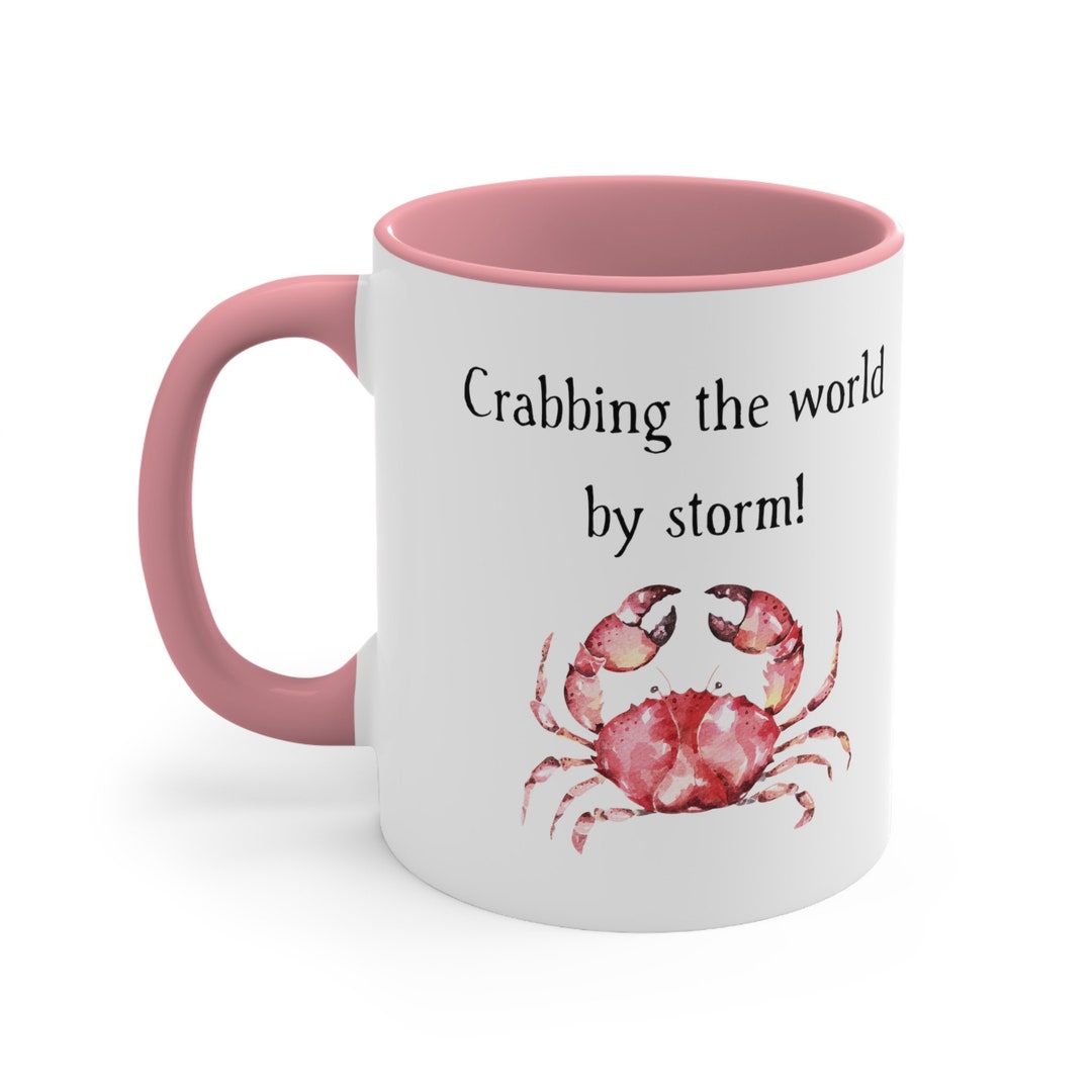 Crab Cup, Custom Crab Mug, Love Crab, Crab Gifts, Present for Crab ...