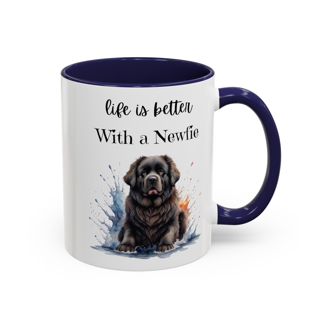 Newfoundland Coffee Cup, Custom Newfie Gift, Newfoundland Mug, Dog ...