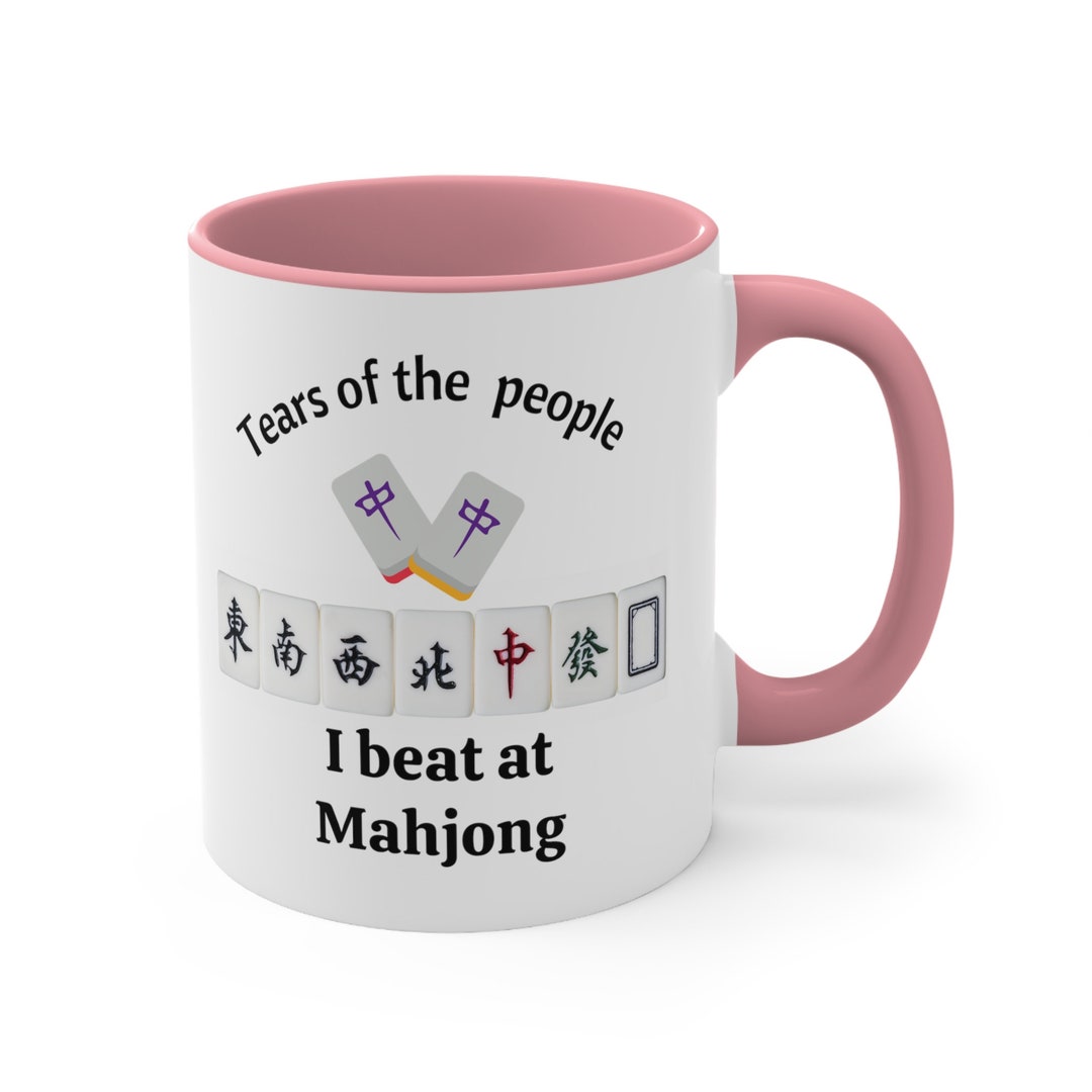 Funny Mahjong Mug, Board Games Lover Gift Idea, Mahjong Champion Mug ...
