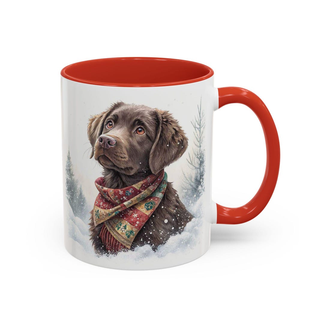 Chocolate Labrador Retriever Gift, Custom Brown Lab Dad Mug, Coffee Cup ...