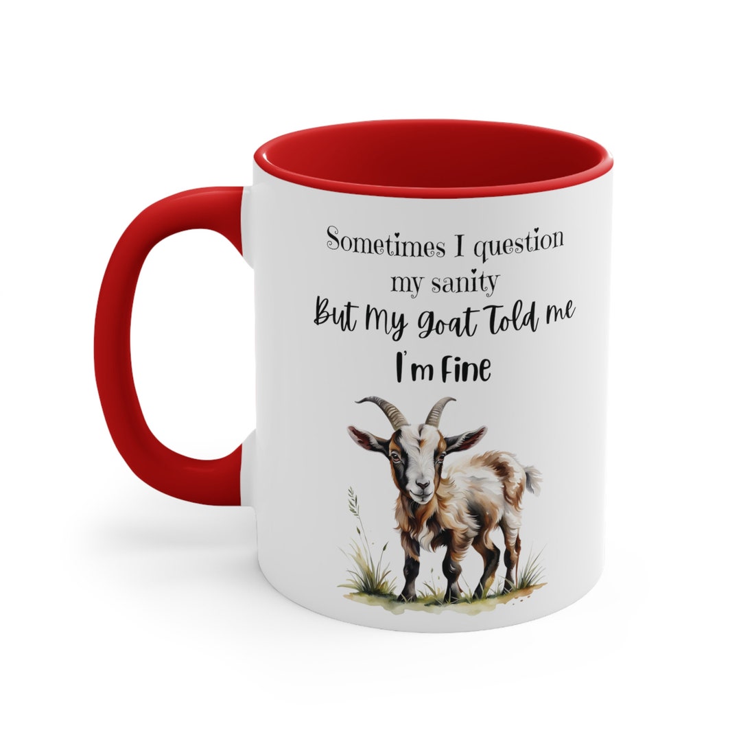 Funny Personalized Goats Custom Coffee Mugs, Goat Cup, Love Goats Gift ...