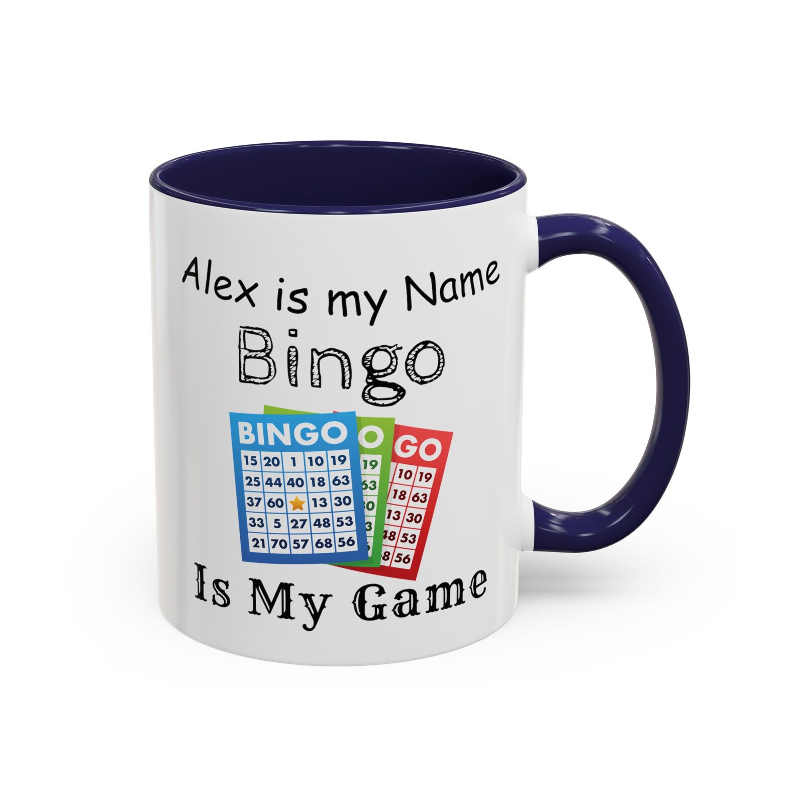 Custom Bingo Mug, Fun Bingo Lover Gift, Bingo Game Mug, Love Bingo Cup ...