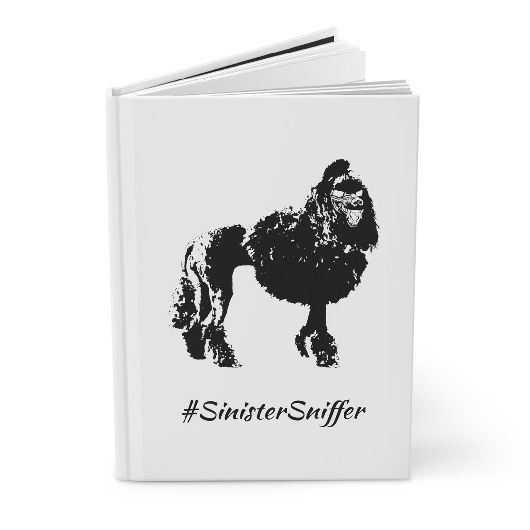 Black Poodle Punk Gothic Custom Evil Dog Journal Gift for - Etsy