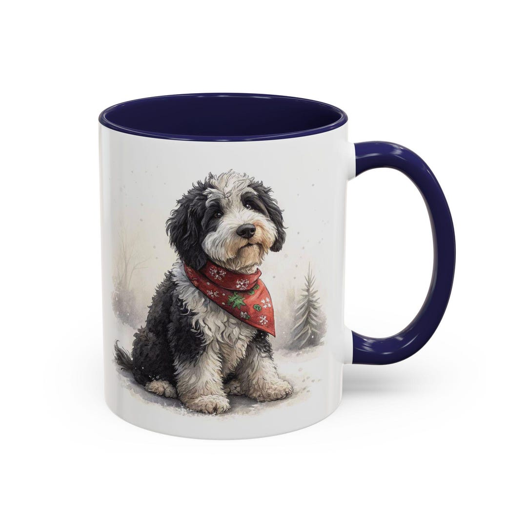 Sheepadoodle Gift, Custom Sheepadoodle Mug, Dog Lover Personalised Cup ...