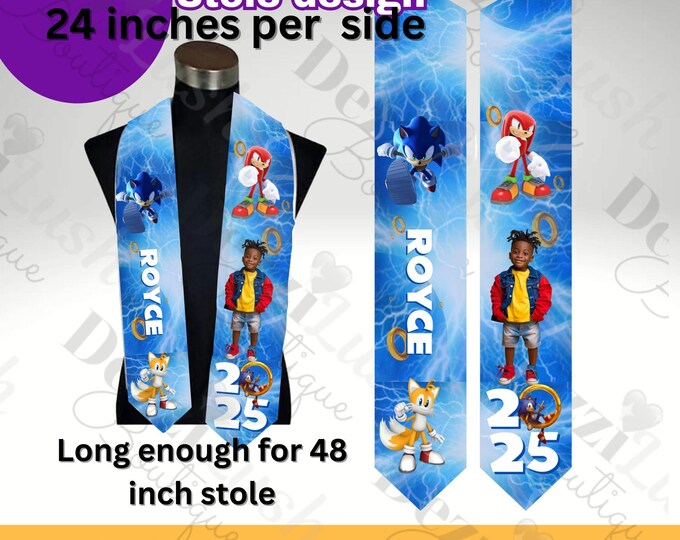 Sonic the Hedgehog, Class of 2025, 48 Inch Kids Prek, Kindergarten Kids ...