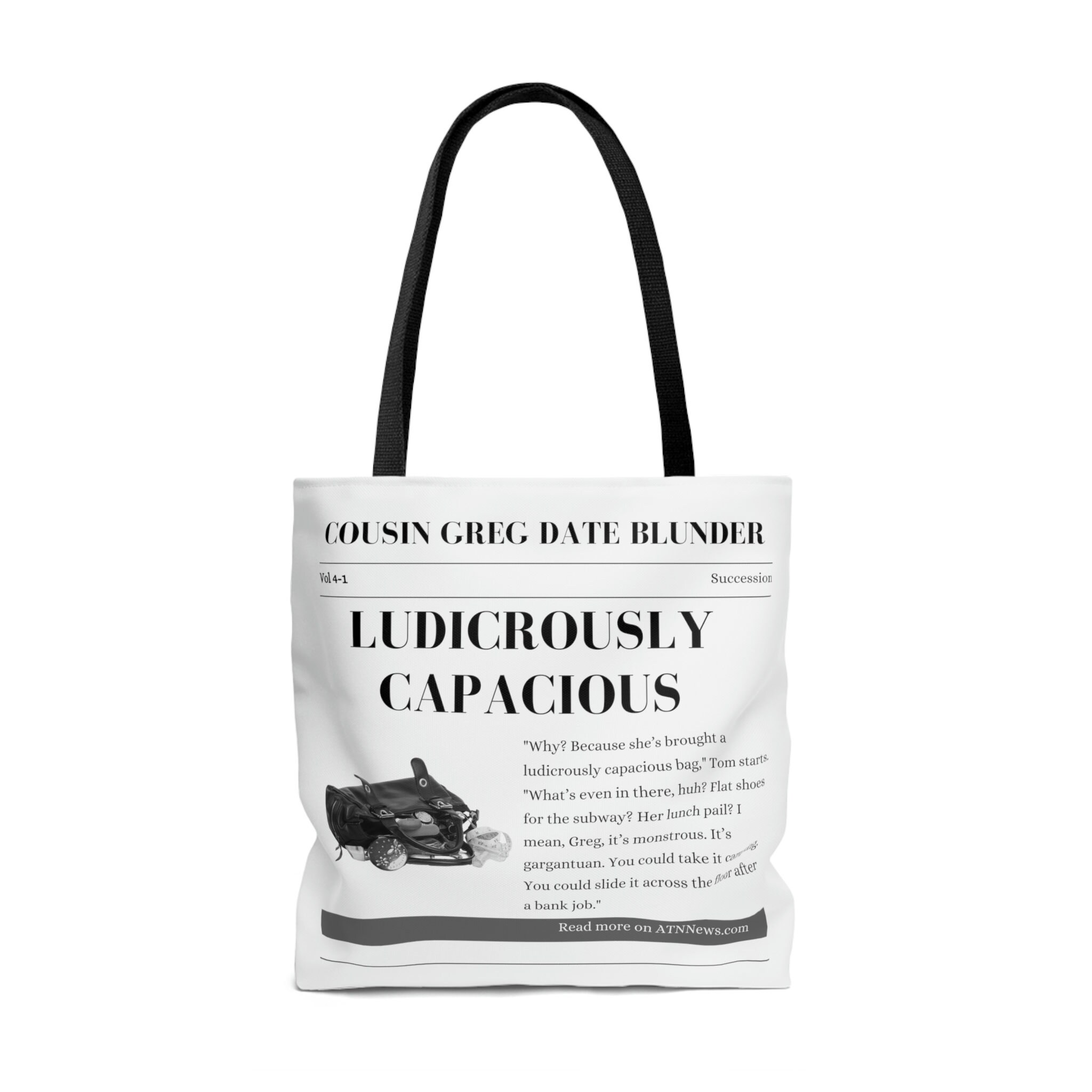 Capacious Tote Bag, Tom and Greg Bag Scene, Succession - Etsy