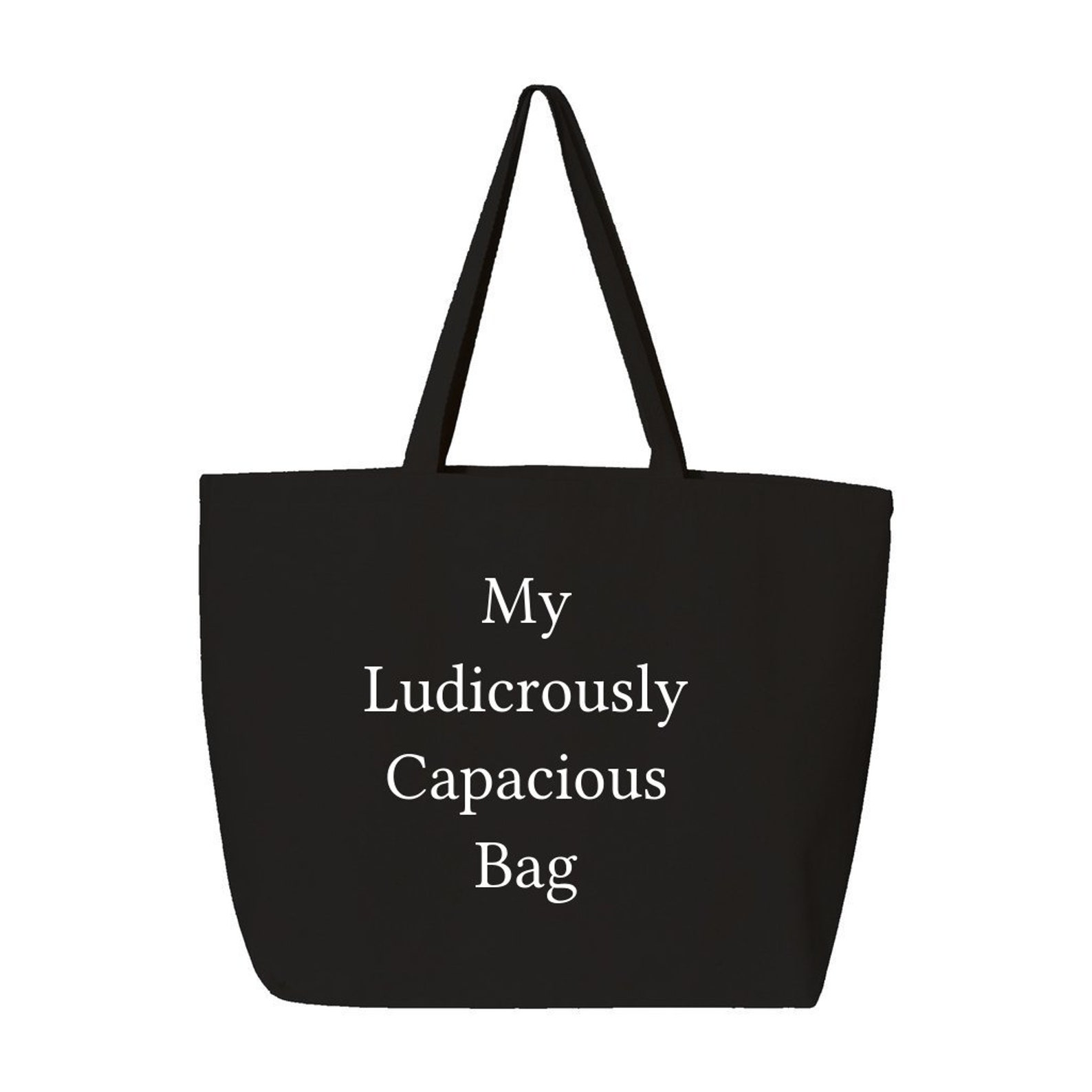 Ludicrously Capacious Black Jumbo Tote Succession Merch Bag - Etsy
