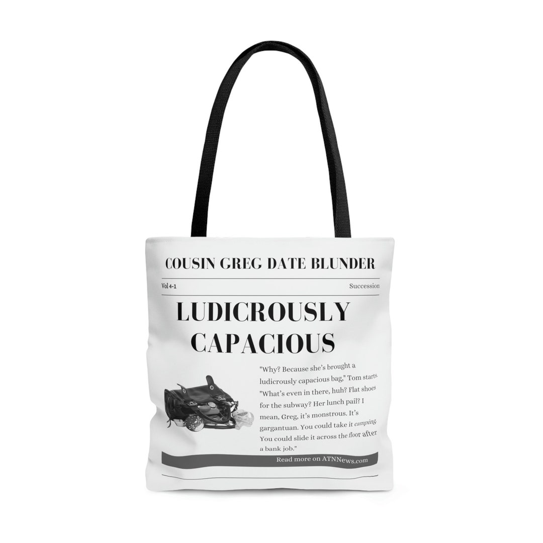 Capacious Tote Bag, Tom and Greg Bag Scene, Succession - Etsy