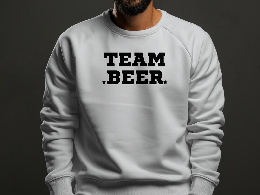 Team Beer Dark Font Gameday Sweatshirt, Funny Sports Fan, , Superbowl ...