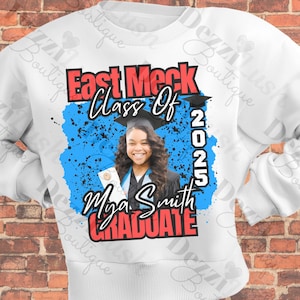Senior Class of 2025 Graduation Shirt 9 Designs Bundle, Editable CANVA ...