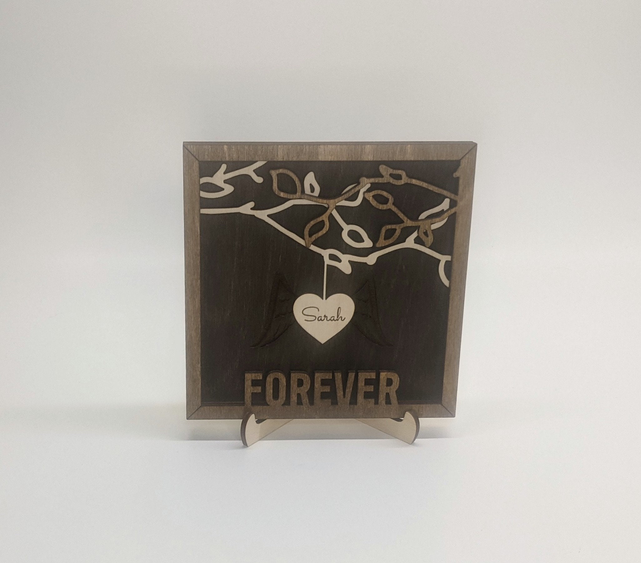Family Heart Tree - Laser Cut Décor - Etsy
