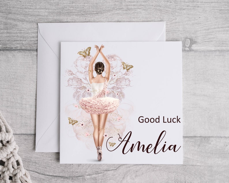 Personalised Ballerina Card Ballet Card Dance Card for Her - Etsy