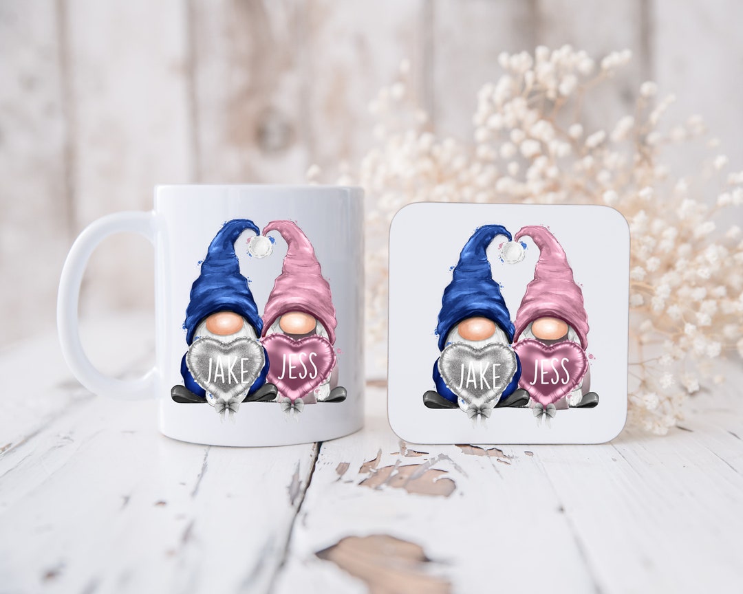 Personalised Gonk Mug Set, Gonk Gifts, Gonk Mugs, Wedding Gonks, Gifts ...