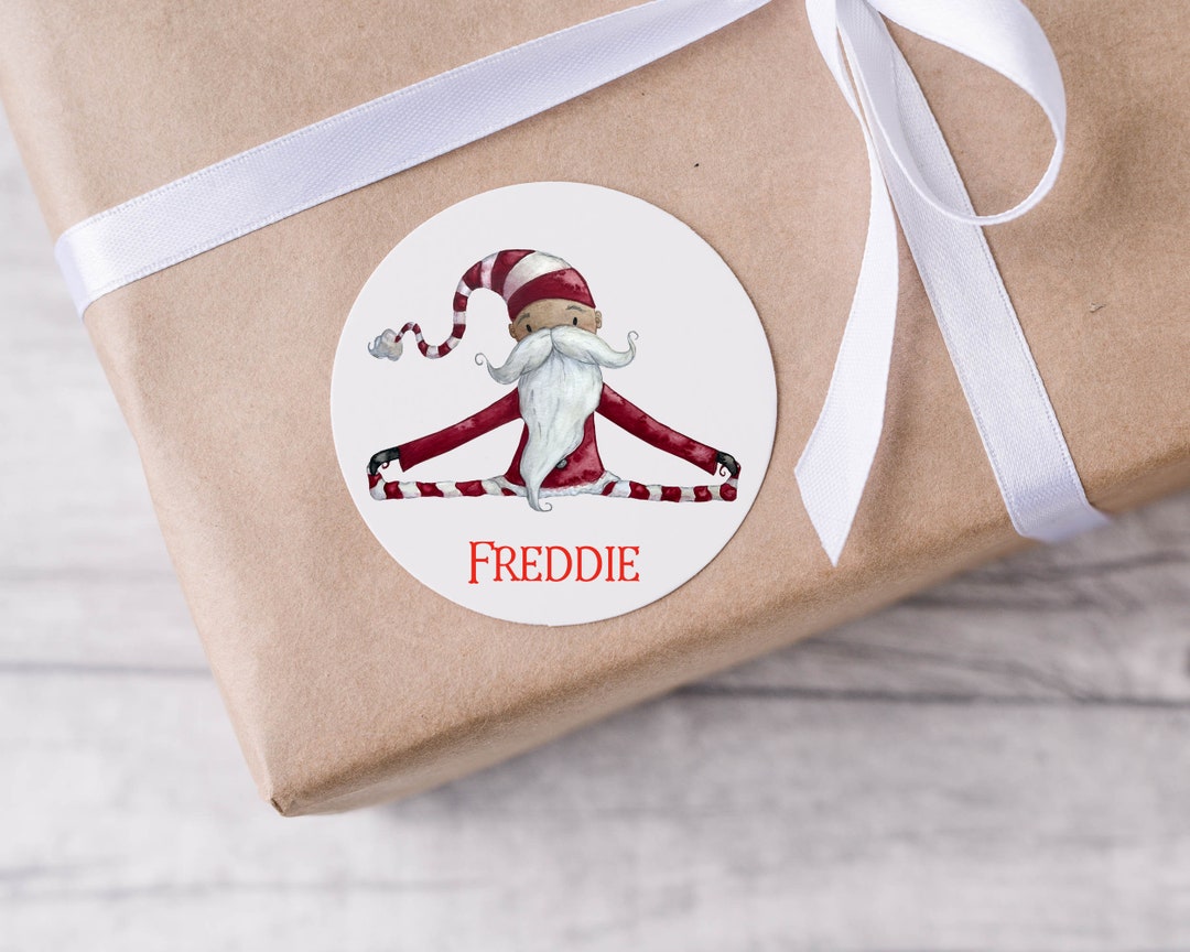 24 Personalised Christmas Stickers Christmas Labels - Etsy