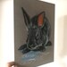 Black Rabbit Painting Original Art Animals Painting Wall Decor - Etsy