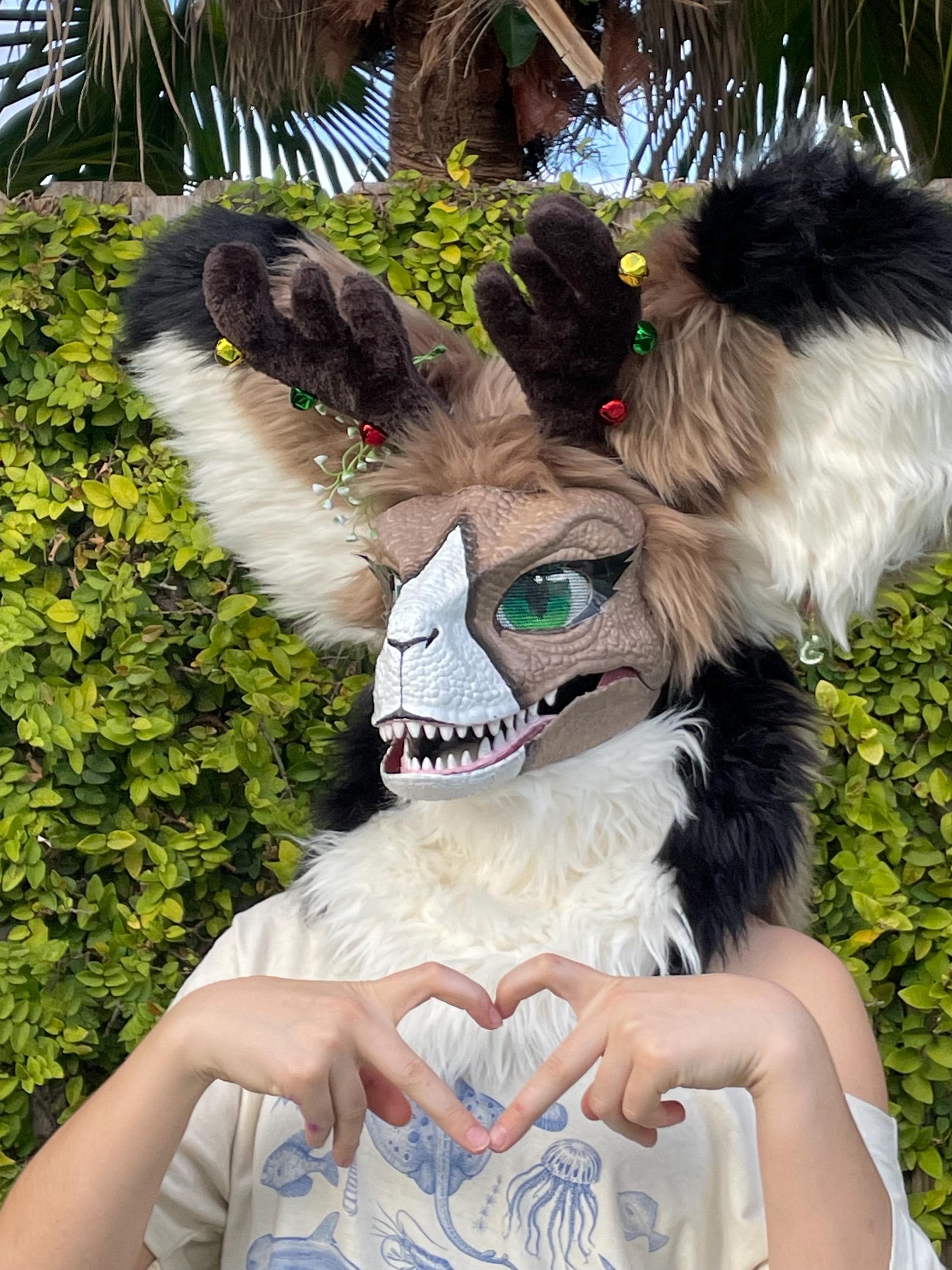 Deer-dinomask Fursuit - Etsy