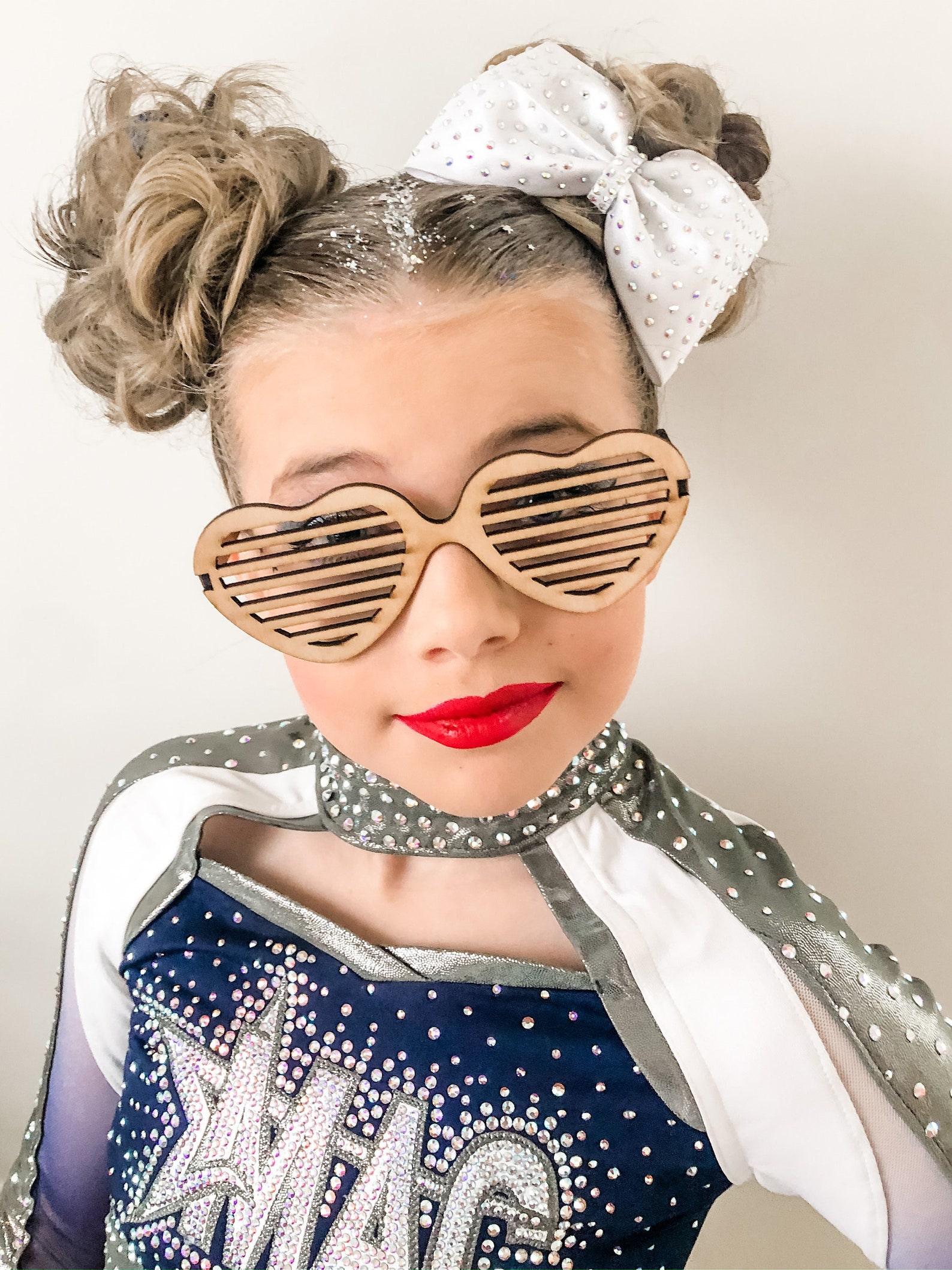 Valentines Card SVG// Punch-out Heart Glasses Card SVG// Laser Cut File ...