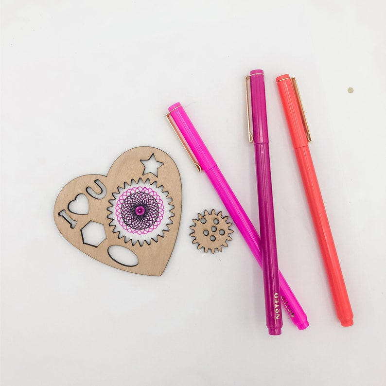 Valentines Card SVG// Punch-out Spiral Art Card SVG// Laser - Etsy