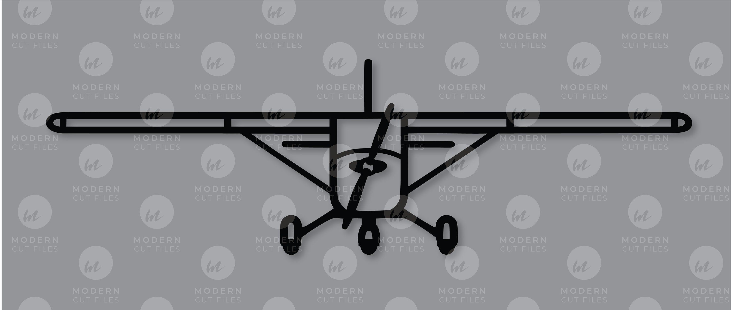 Cessna 172 SVG// Cessna 182 SVG// Avión Svg// Archivo de corte láser ...